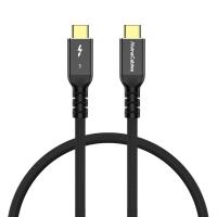 China Alvin's 1ft Thunderbolt 5 Cable: 120Gbps, 240W PD, 16K Display for sale