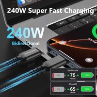China Alvin's 2ft TB5 Cable: 120Gbps, 240W PD, 16K, TB4/3/USB4 for sale