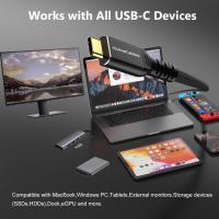 China Alvin's 3.3ft TB5 Cable: 120Gbps/240W/16K, TB4/3/USB4 Certified for sale