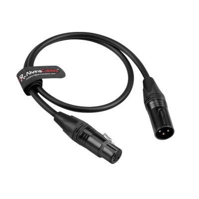 China Alvin's Cables XLR 3 Pin Male/Female, Neutrik Connectors, Balanced Mic Cable for Shure/Sennheiser, Recorders, Mixers, 1m|3.3ft for sale