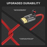 China Alvin's 8K Coiled HDMI Cable 48Gbps for Atomos Ninja V, Canon R5C for sale