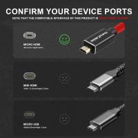 China Alvin's 8K Coiled HDMI Cable 48Gbps for Atomos Ninja V, Canon R5C for sale