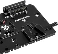China Alvin's V-Mount Power Plate for SmallHD Monitor & VAXIS Transmitter - Black for sale