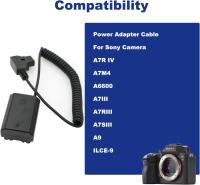 China Alvin's Sony NP-FZ100 D-Tap Coiled Dummy Battery for A7/A9/FX3 Series for sale