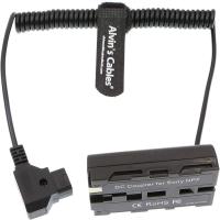 China Alvin's D-Tap to NP-F970 Coiled Power Cable for Sony/Atomos for sale