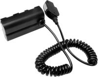 China Alvin's NP-F to D-Tap Coiled Cable for SmallHD/Atomos Monitor Power for sale