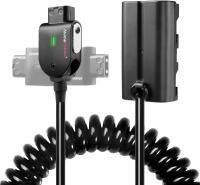 China Alvin's NP-F to D-Tap Coiled Cable for SmallHD/Atomos Monitor Power for sale