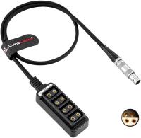 China Alvin's Cables 0S 4 Pin to 4 Port D-tap Female Power Splitter Cable for ARRI Trinity Focus Power Out 60cm| 2ft for sale