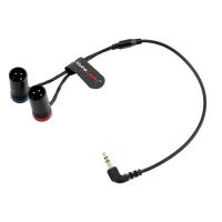 China Alvin's Cables RØDE Wireless GO II/MixPre 3.5mm TRS to Dual XLR M Unbalanced Breakout Cable 45cm for sale