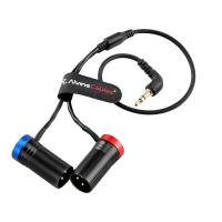 China Alvin's Cables RØDE Wireless GO II/MixPre 3.5mm TRS to Dual XLR M Unbalanced Breakout Cable 45cm for sale