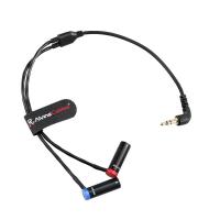 China Alvin's Cables RØDE GO II/Canon C70 3.5mm TRS to Dual TA3M Mini XLR Breakout Cable 45cm for sale