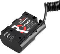 China Alvin's Cables USB-C Type-c to LP-E6P Dummy Battery Power Coiled Cable for Canon EOS R5 Mark ll/ R5/ R6 Mark ll/ R6/ R7/ R Camera for sale