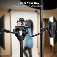 China Alvin's Cables NP FZ100 Dummy Battery to D tap Coiled Power Cable for Sony A7III A7RIII A7SIII A7C A7IV A9 FX3 Camera for sale