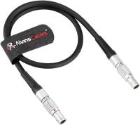 China Alvin's Cables 2 Pin Male to 3 Pin Male Power Cable for Teradek MDR.S Receiver, for ARRI Alexa, Z Cam E2, 45CM| 18inches for sale