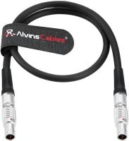 China Alvin's Cables 2 Pin Male to 3 Pin Male Power Cable for Teradek MDR.S Receiver, for ARRI Alexa, Z Cam E2, 45CM| 18inches for sale