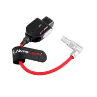 China Alvin's Cables Smart-Dtap to Rotatable Right Angle 0B 2 Pin Male for Blackmagic Pyxis| SmallRig, Ultra-Soft Red Cable, 15cm|6inches for sale