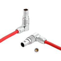China Alvin's Cables D-tap to Rotatable Right Angle 0B 2 Pin Male for Blackmagic Pyxis 12K| SmallRig, Braided Ultra-Soft Red Cable, 15cm|6inches for sale