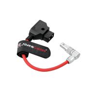 China Alvin's Cables D-tap to Rotatable Right Angle 0B 2 Pin Male for Blackmagic Pyxis 12K| SmallRig, Braided Ultra-Soft Red Cable, 15cm|6inches for sale