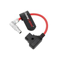 China Alvin's Cables D-tap to Rotatable Right Angle 0B 2 Pin Male for Blackmagic Pyxis 12K| SmallRig, Braided Ultra-Soft Red Cable, 15cm|6inches for sale