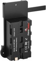 China Alvin's Cables NP-F Dummy Battery to V-Lock V-Mount Battery Plate for Sony NP-F970 F770 F550 for Atomos Shinobi Shogun Ninja V, for Hollyland Mars Transmission, SmallHD 702, LED Lights-Black for sale