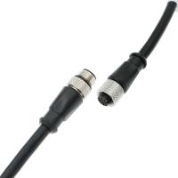 China Alvin's Cables M12 A-Code 3 Pin Male to 3 Pin Female Sensor Actuator Cable for Industrial Sensors, Actuators, I/O Modules, High Flex 1m| 3.3ft for sale