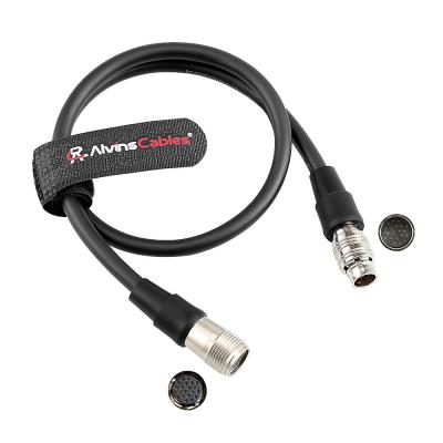 China Alvin's Cables Hirose 20 Pin Male to Female Extension Cable for Canon CN-E18-80mm Lens to FPD-400D| ZSG-C10| ZSD-300D Controller 50CM/20Inches for sale