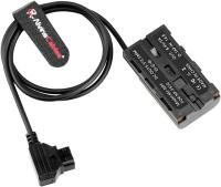 China Alvin's Cables D-tap to NP-F Dummy Battery Power Cable for Atomos Ninja| SmallHD| Feelworld Monitor, with DC D-tap Port, for Sony NP-F550| F570| F770| F970, 60CM|2ft for sale