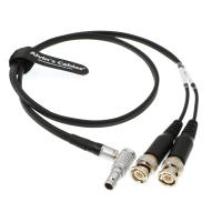 China Sound Devices BNC Timecode Cable Right Angle 5 Pin Male To BNC TIME CODE Input Output for sale