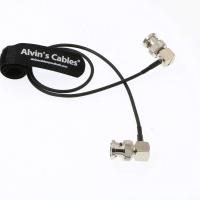 China Blackmagic RG179 Coax BNC Right Angle Male To Male Flexible HD SDI Cable For BMCC Video Camera for sale