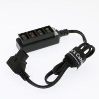 China Alvin's Cables D Tap Male to 4 Port Dtap Female Splitter Power Cable for ARRI RED Cameras TILTA Steadicam IDX Battery for sale