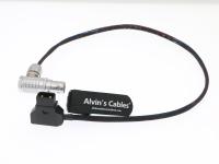 China Flexible Light Arri Alexa Mini Camera Power Cable 8 Pin Right Angle to PTAP Dtap for sale