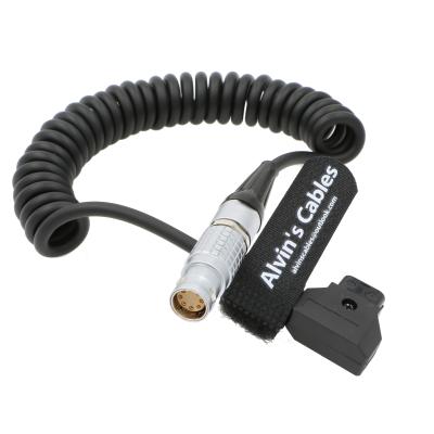 China 8 Pin Lemo Female to D Tap Coiled Power Cable for Arri Alexa Mini Camera for sale