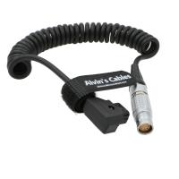China 8 Pin Lemo Female to D Tap Coiled Power Cable for Arri Alexa Mini Camera for sale