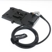 China IDX V-Mount Battery Plate To 6 Pin Right Angle Video Power Cable For Red Scarlet Epic for sale