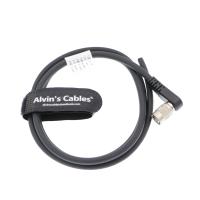 China Trigger Strobe PWS Camera Power Cable TIS GigE Camera Hirose 6 Pin Female Right Angle To Open End A Type for sale