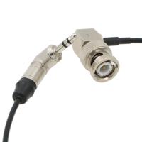 China Alvin's Sound Devices Timecode Cable Tentacle 3.5mm TRS To BNC Timecode Black Color for sale