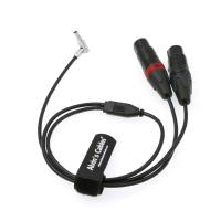 China Alvin's Cables Two XLR 3 Pin Female to 5 Pin Male Right Angle Audio Input Cable for Arri Alexa Mini for sale