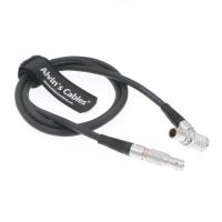 China Teradek ARRI Alexa Camera Arri Power Cable 2 Pin Right Angle To Straight 50cm Length for sale