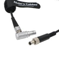 China 2 Pin Lemo Right Angle To Locking DC Coiled Power Cable High Durability For Teradek for sale