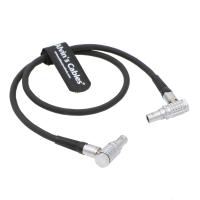 China Right Angle Male 2 Pin To 2 Pin Arri Alexa Mini Audio Cable Teradek Bond for sale
