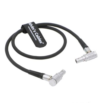China Right Angle Male 2 Pin To 2 Pin Arri Alexa Mini Audio Cable Teradek Bond for sale