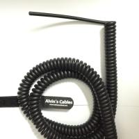 China 2 Pin Right Angle to Flying Coiled Twist Cable for Teradek ARRI Alexa Camera for sale