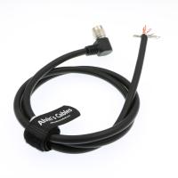 China 12 Pin Hirose Right Angle Female to Open End Shield Cable for Sony Basler Cameras for sale