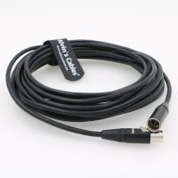 China Neutrik XLR Arri Power Cable Mini 4 Pin Female To XLR 4 Pin Male Extension Lead for sale