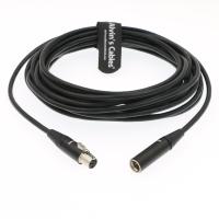 China Neutrik XLR Arri Power Cable Mini 4 Pin Female To XLR 4 Pin Male Extension Lead for sale
