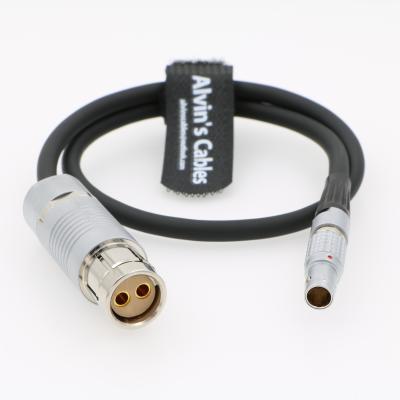 China Steadicam Zephyr 3 pin to Fischer 2 pin Cable for ARRI Alexa XT SXT 12/24 Volts for sale