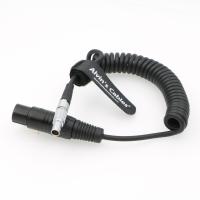 China ALEXA Camera Monitor Power Spring Cable 4 Pin Female XLR Plug To 0B 2 Pin for sale