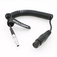 China ALEXA Camera Monitor Power Spring Cable 4 Pin Female XLR Plug To 0B 2 Pin for sale