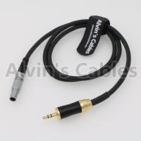 China Mini Audio Arri Power Cable 5 Pin Male To Right Angle 3.5mm TRS Connector 1 Year Warranty for sale