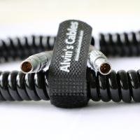 China 4 Pin Male To 4 Pin Male Coiled Twist Cable For Teradek Bond ARRI Alexa Camera for sale